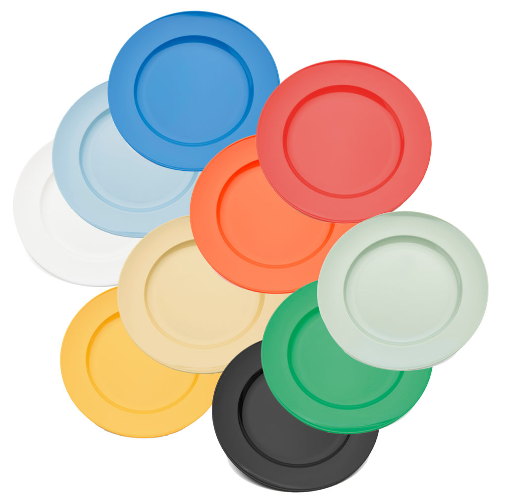 Large Wide Rimmed Dinner Plate • Harfield Tableware