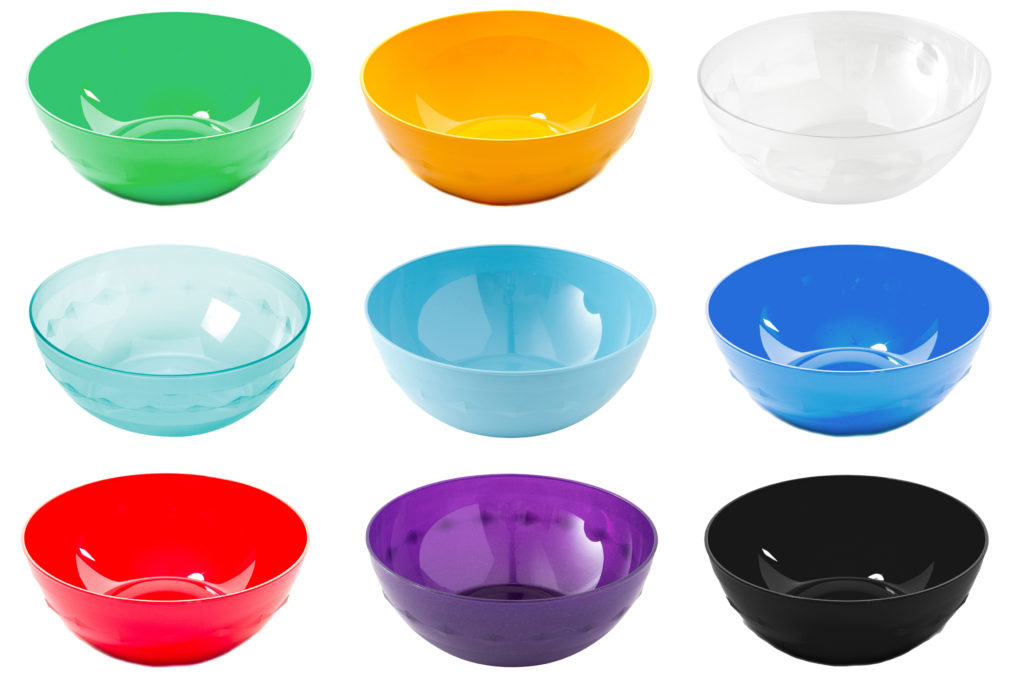Large Salad Bowl - 24cm - Polycarbonate • Harfield Tableware