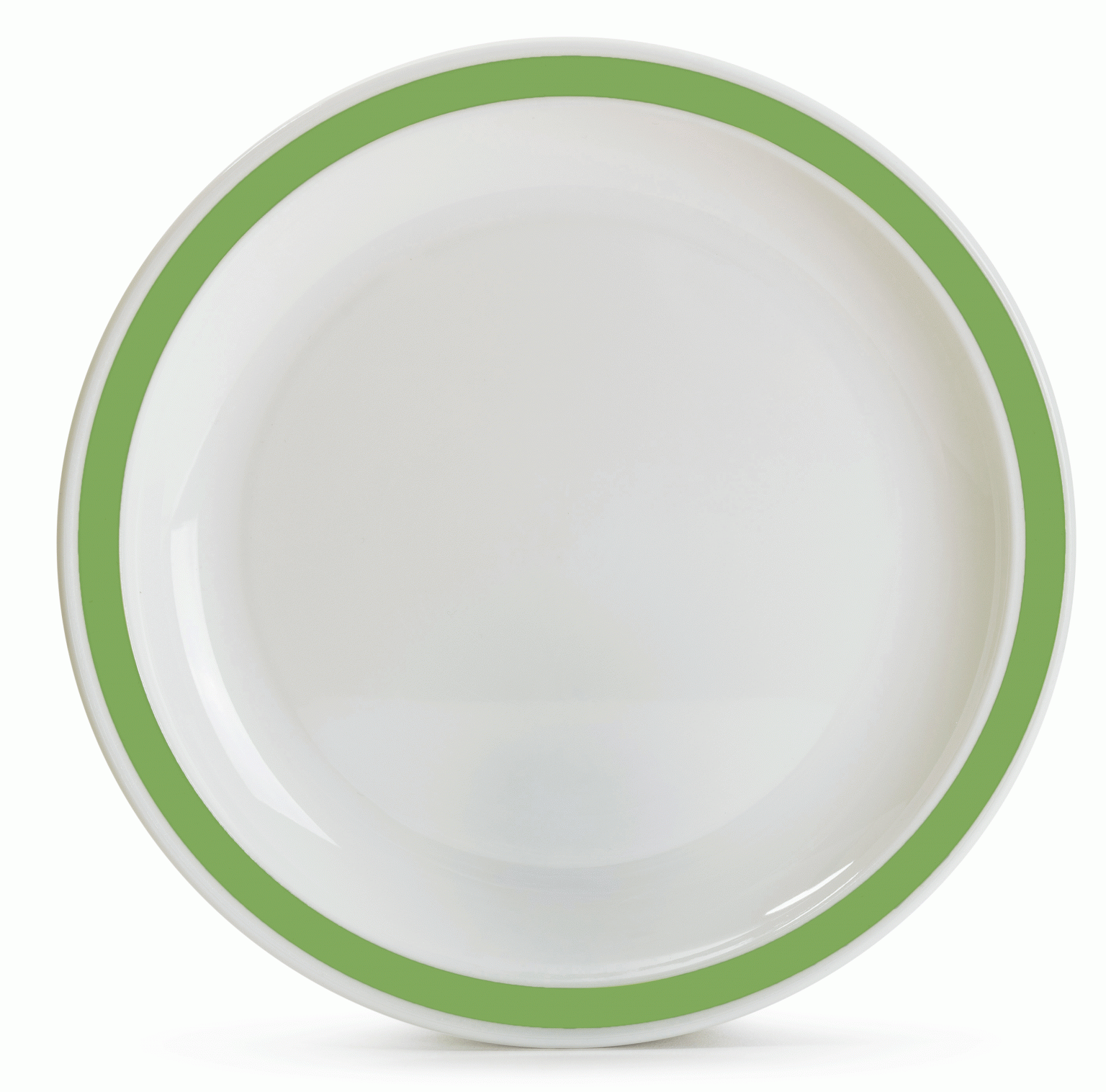 Small Duo Plate - 17cm - Solid Colour Rim - Harfield Tableware