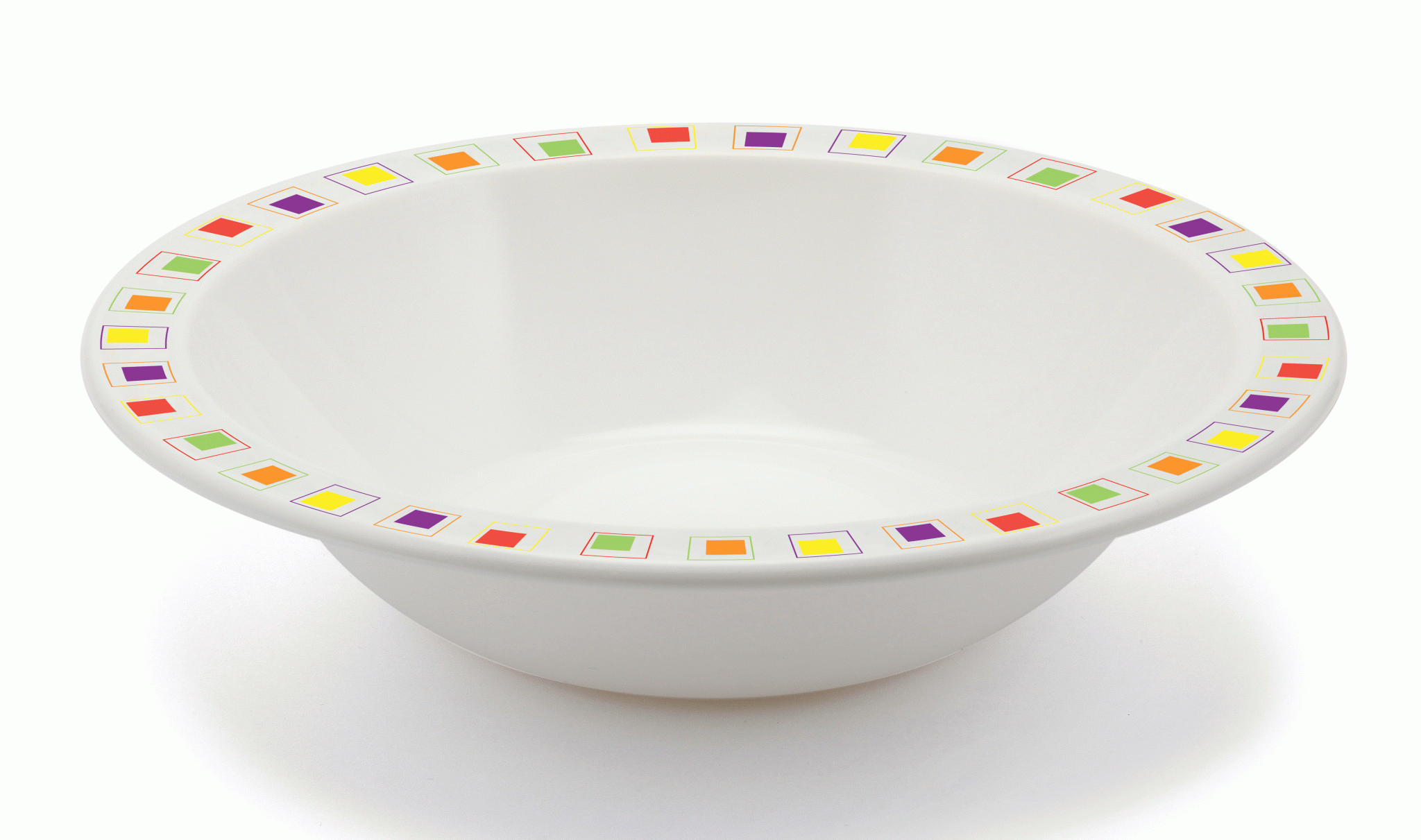 17.3cm Patterned Duo Bowl - Polycarbonate - Harfield Tableware