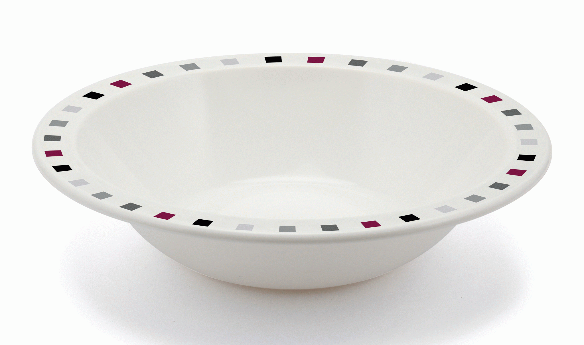 17.3cm Patterned Duo Bowl - Polycarbonate - Harfield Tableware