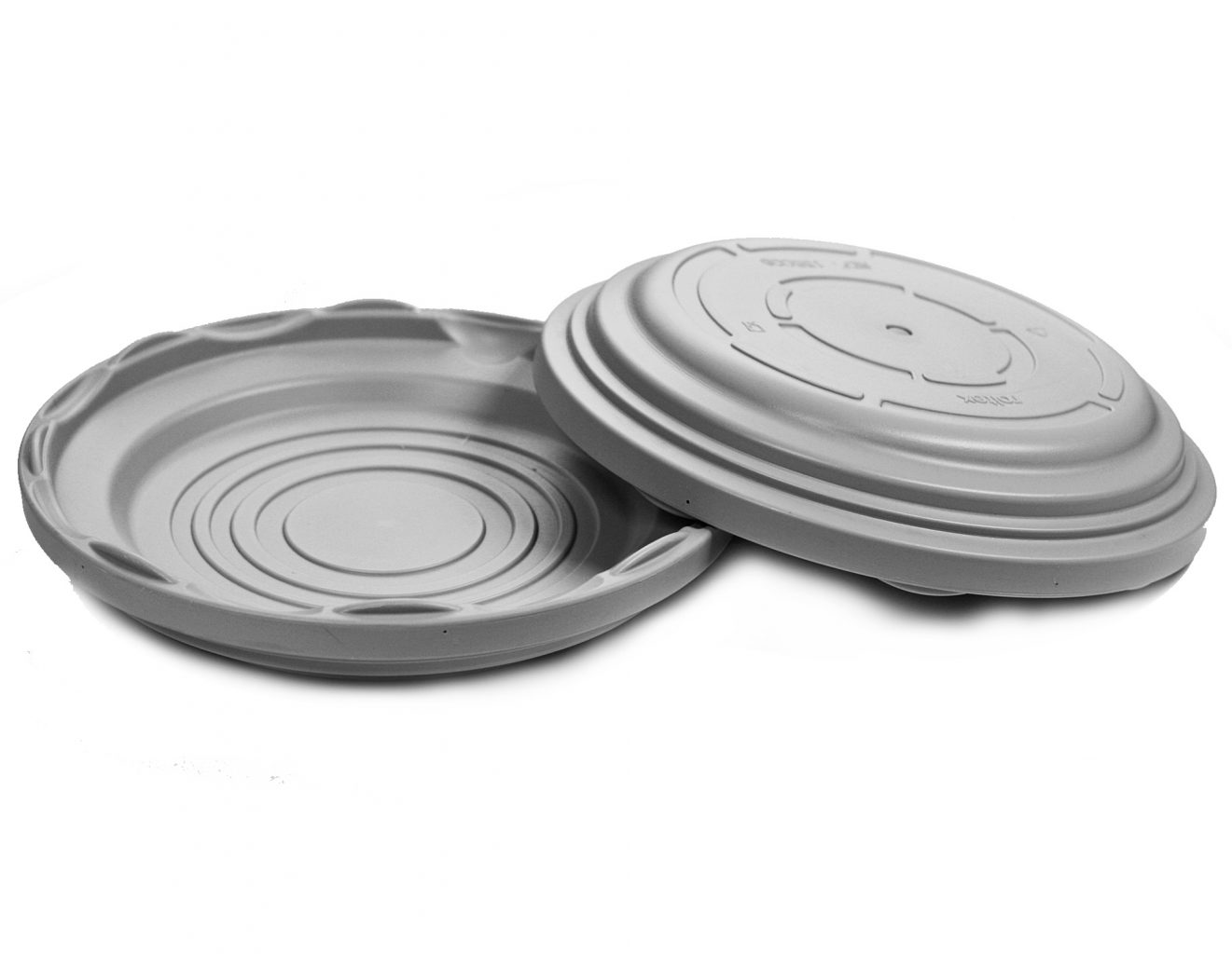 Large Isothermal Plate Cover with Base • Harfield Tableware