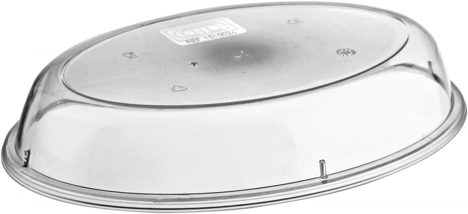 Low Clear Cloche - Extra Large Plate Cover - Harfield Tableware