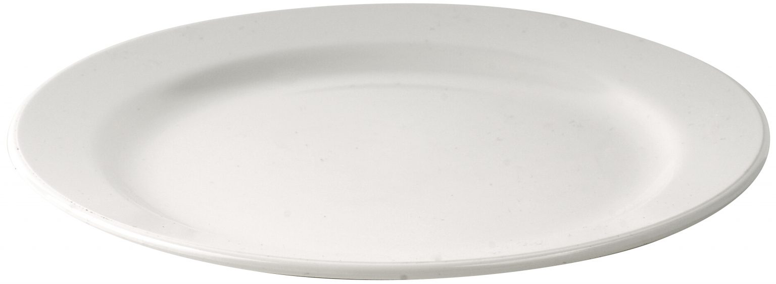 White 17cm Dessert Plate • Harfield Tableware