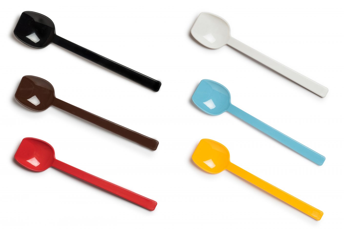 Narrow Flat Edge Spoon with Long Handle • Harfield Tableware