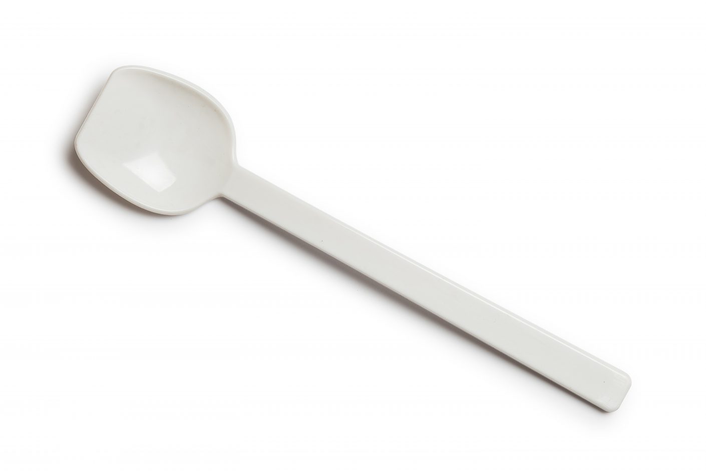 Wide Flat Edge Spoon with Long Handle - Harfield Tableware