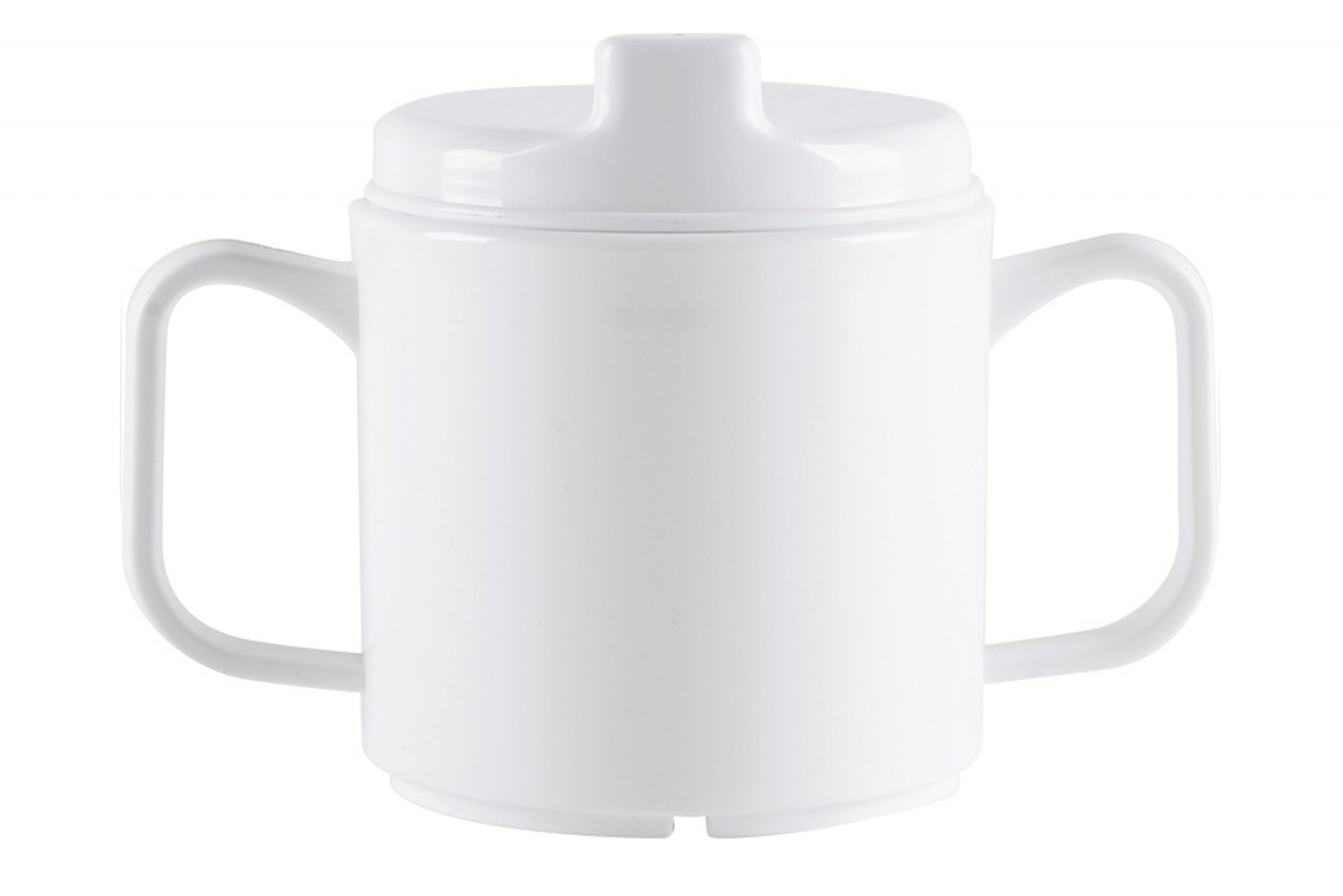 2 Handled White Mug - 300ml • Harfield Tableware