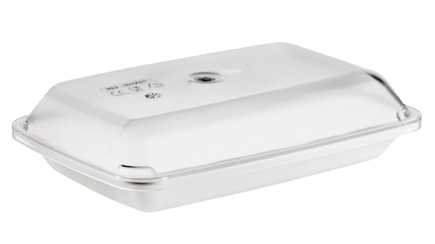 Medium White Rectangular Plate - 21.8cm • Harfield Tableware