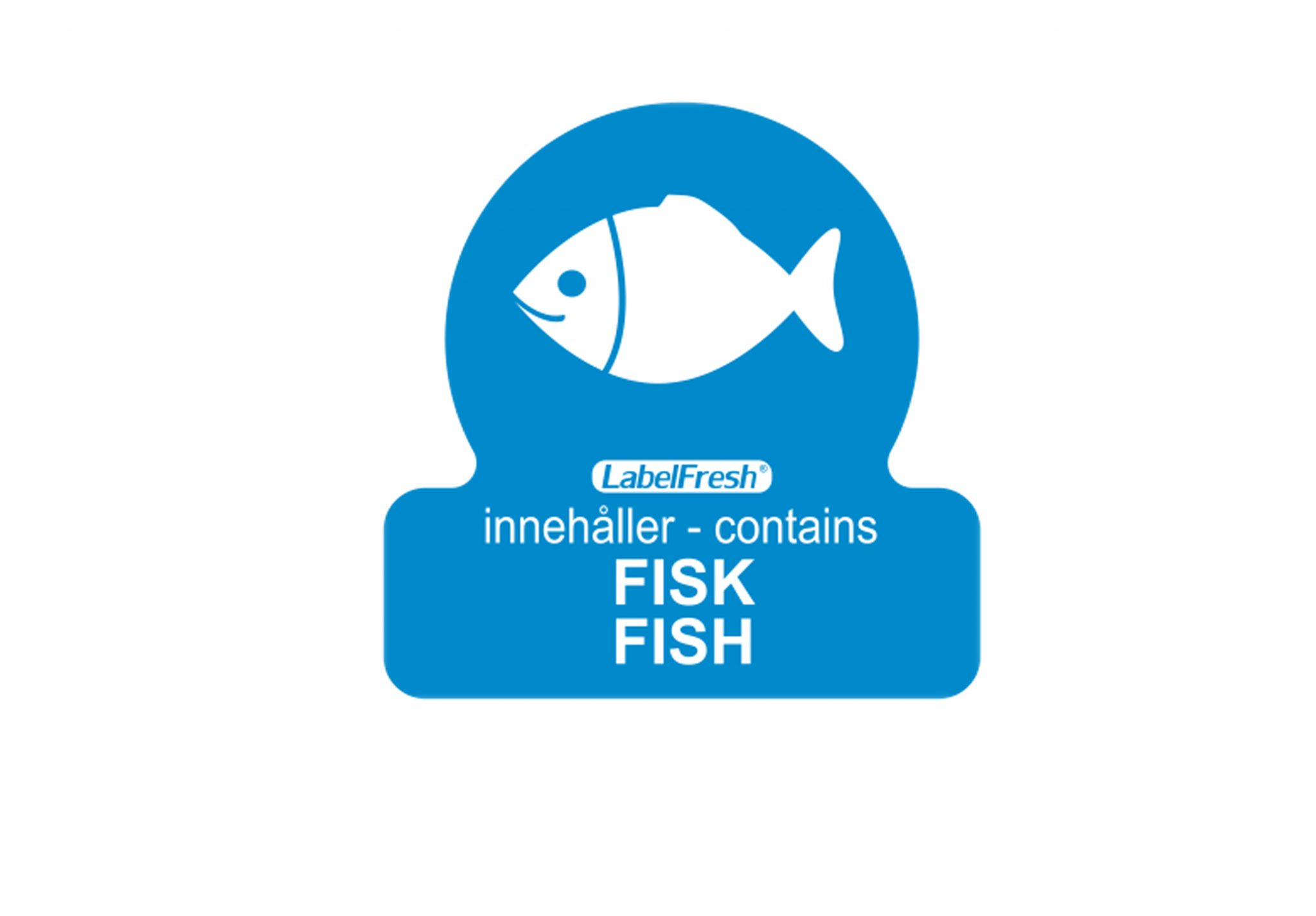 Allergen Labels - 500 per roll - 24 Designs - Harfield Tableware