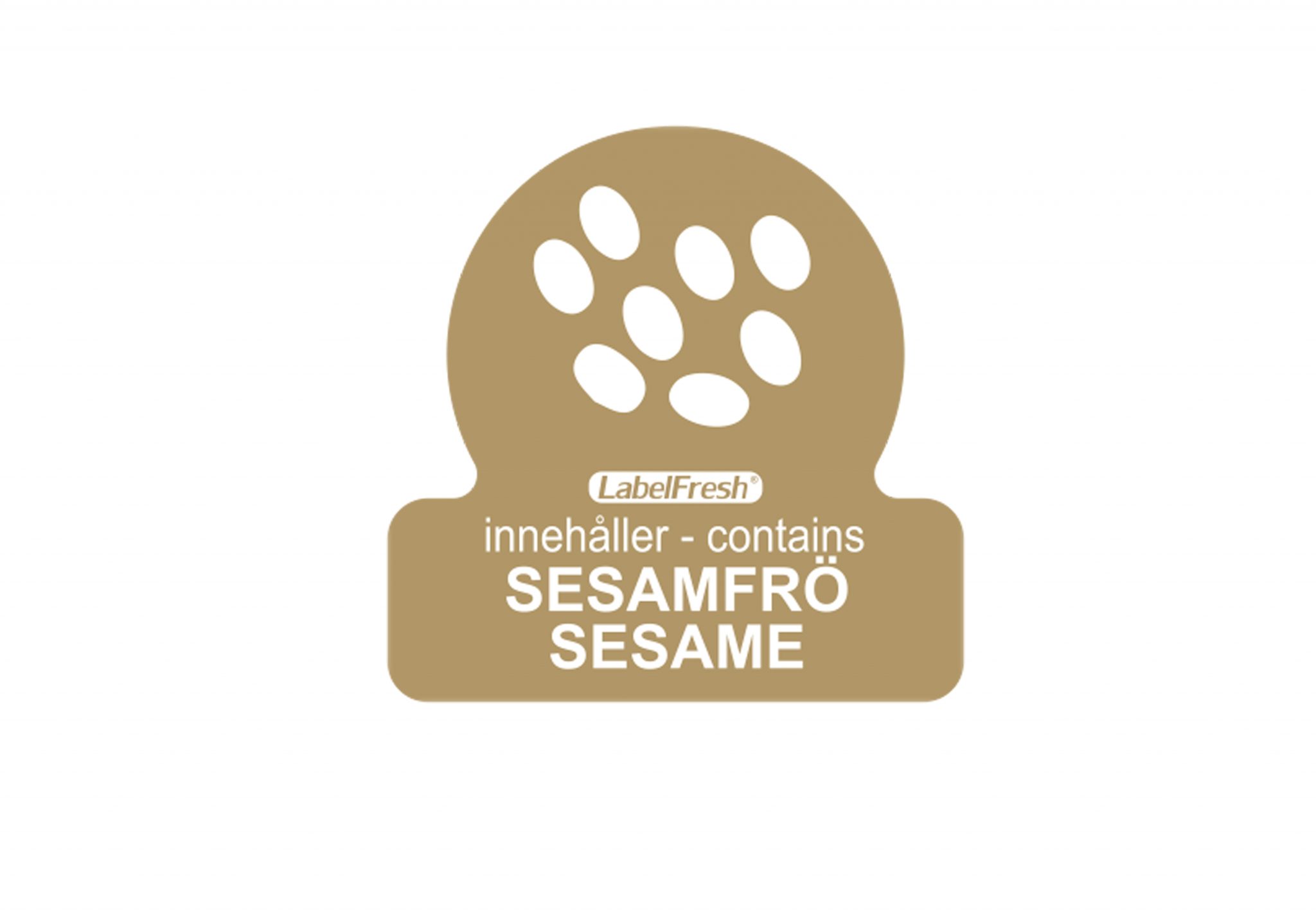 Allergen Labels - 500 per roll - 24 Designs - Harfield Tableware