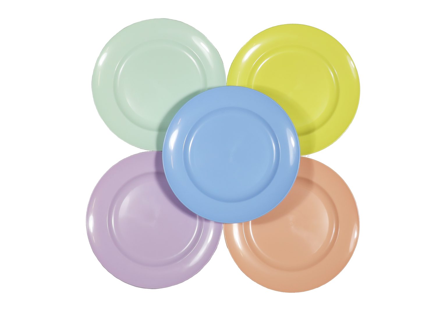 Pastel 21.5cm Plates Pack of 10 • Harfield Tableware
