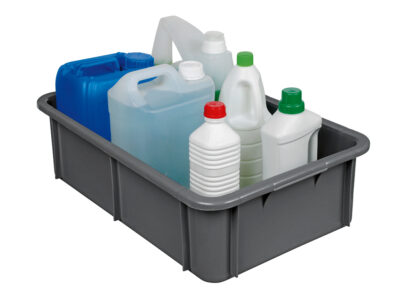 Storage Tote Box - 25 Litre - Grey • Harfield Tableware