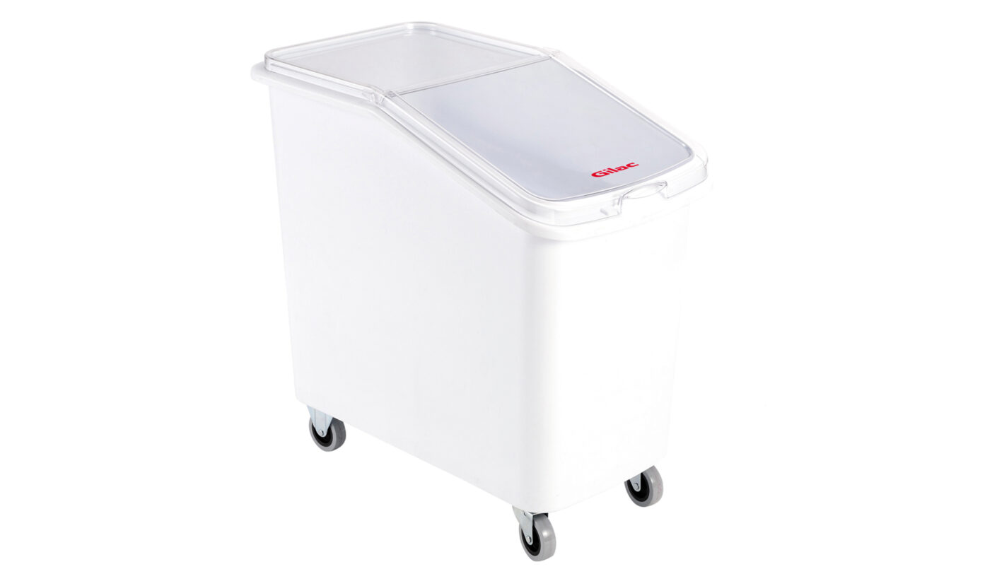 100L Ingredients Bin with Lid & Wheels • Harfield Tableware